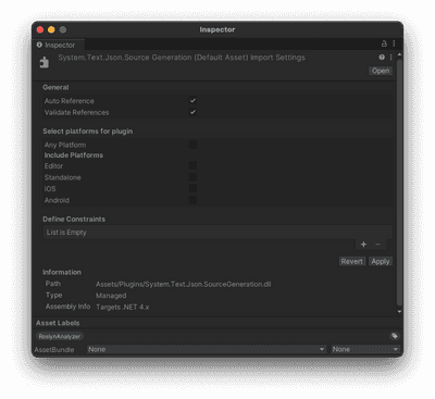 System.Text.Jsonのソース生成をUnityで試す | Yucchiy's Note